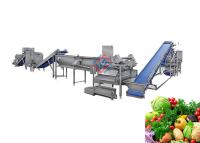 China Commercial Vegetable Processing Line 800-1000kg/h with SUS 304 Stainless Steel Food Grade Construction for sale