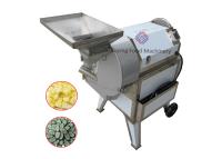 China 304 Stainless Steel Vegetable Cutting Machine 600kg/hr Fruit Dicer Slicer for Root Vegetables for sale