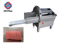 China Ham Cooked Meat Slicer Fish Processing Machine With Conveyor Adjustable for sale