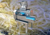 China Commercial Vegetable Cutting Machine 1500KG/H Stainless Steel Spinach Cutter 380V for sale