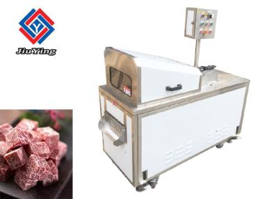 중국 기계를 잘게 자르는 자동적인 언 육류 처리 기계 쇠고기 깎뚝써는 입방체 절단 뼈 판매용