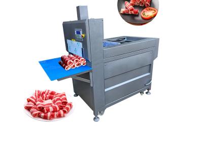 China Functional Frozen Meat Slicer Lamb Roll Cutting Machine for sale