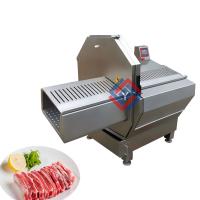 China 3 Phase 30mm Adjustable Frozen Meat Slicer 280 Cuts Per Minute Fully Automatic for sale