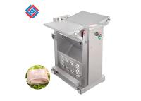 China Stainless Steel Pork Meat Peeling Machine 500mm Peeling Width 0.5-6mm Adjustable Thickness for Meat Processing Plants for sale