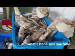 Multiple Bone Saw Machine Commerciële bevroren vis snijmachine met riem uitgang