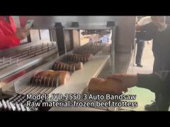 View Industiral 3-Blades Meat Bandsaw Frozen Beef Trotters/Feet Cutting Machine
