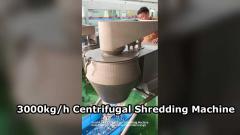 High Speed Centrifugal Shredding Machine 3000kg/h
