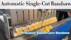 JY 420D Automatic Band Saw Precision Sweet Corn Cutting Machine