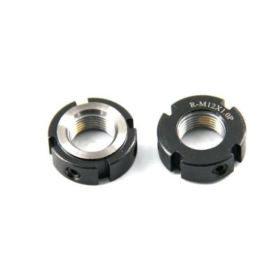China R-type Radial Precision Locking Nut M8-M36 Stainless Steel CNC Ball Screw Round Nut for sale