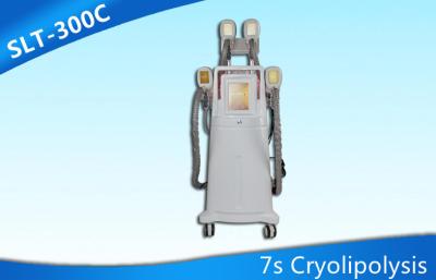 China Super 7 In 1 Cryolipolysis Slimming Machine With Cavitation / Vacuum RF / Lipo Laser for sale