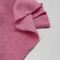 China Warm Cotton Polyester Brushed French Terry Fabric Solid Pattern for sale