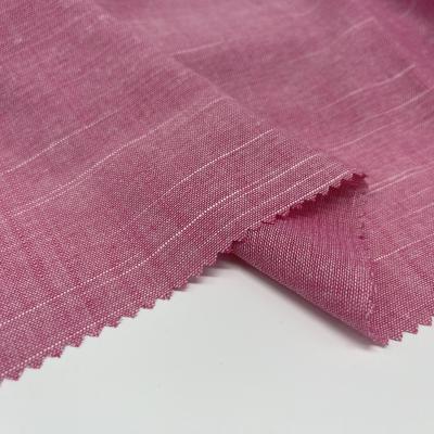 Cina Basso grado di infiammabilità Tessuto di lino misto di viscosa Filato tinto 30% di lino 70% di Rayon S15-033 in vendita