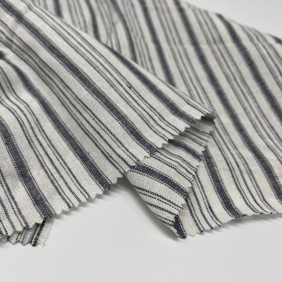 中国 染色した糸 亜麻 粘着性織物 A4 サイズ 143cm 195gm 70% 亜麻 30% Rayon S15-040 販売のため