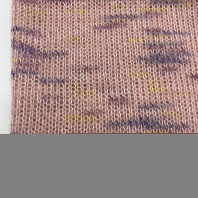 Cina Materiale da fabbrica giaquard da maglia cinese doppiamente tinto 70% acrilico 30% poliestere 147cm 190gsm C14-063 in vendita