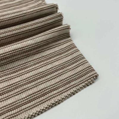 Cina Eco-friendly Wave Jacquard Double Jersey Stretch Fabric Home Textile Cloud 72%C 24%R 4%C14-059 in vendita