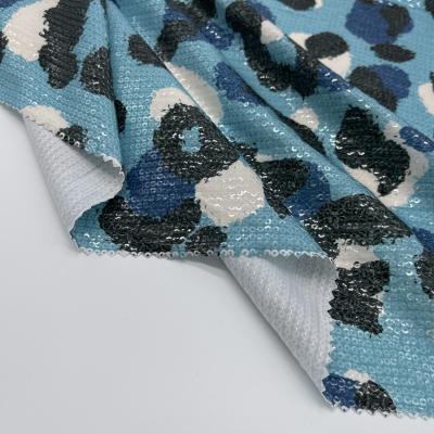 Cina Disponibilità di varie caratteristiche Sequins ricamo Tessuto con ricamo Sì per vari pesi M13-013 in vendita