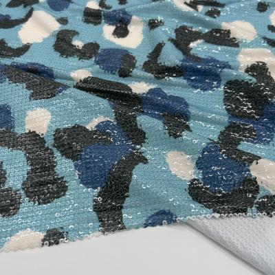 Cina Disponibilità di varie caratteristiche Sequins ricamo Tessuto con ricamo Sì per vari pesi M13-013 in vendita