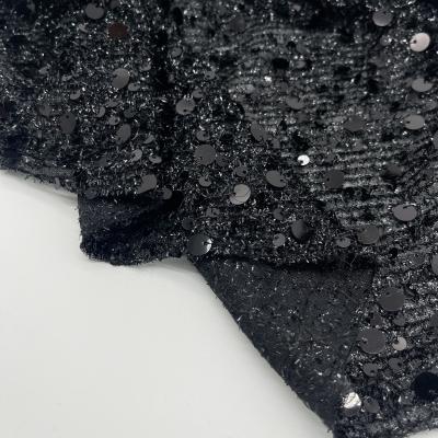 Cina Luminosa Sequins Radiante Ricamo Modelli di tessuto M18-002 in vendita