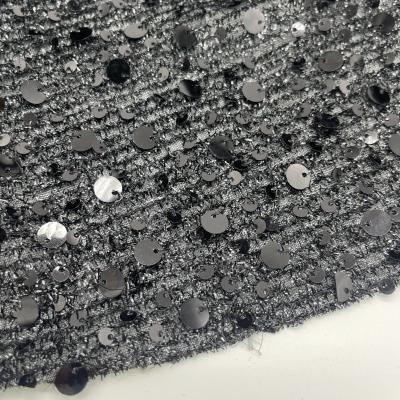 Cina Luminosa Sequins Radiante Ricamo Modelli di tessuto M18-002 in vendita