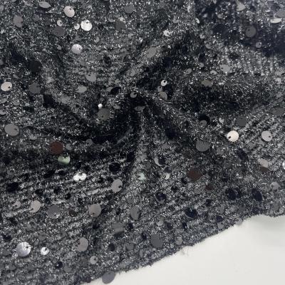 Cina Luminosa Sequins Radiante Ricamo Modelli di tessuto M18-002 in vendita