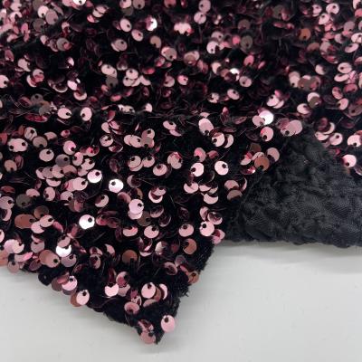 Cina Sequins Ricamo di tessuti di luccio Abbigliamento per la casa Tessile M05-009 in vendita