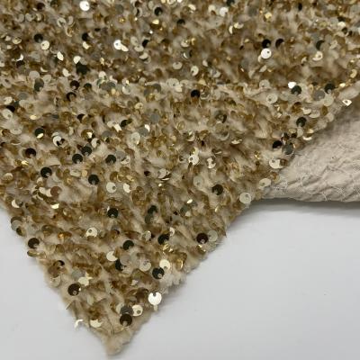 Cina Tissu a maglia ricamato a seghe luccicante accattivante M05-010 in vendita