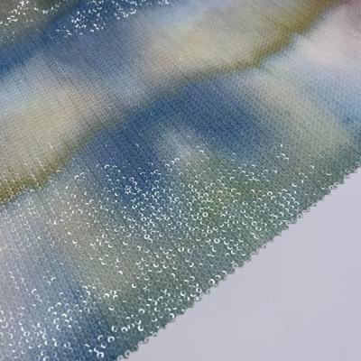 Cina Modello luccicante di tessuto ricamato liscio M13-012 in vendita