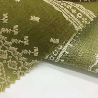 Cina Tissu di ricamo in cotone al 100% per modello di ricamo M04-LK009 in vendita