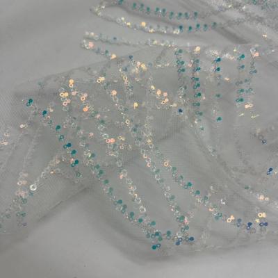 Cina Squisite gonne da parrucchiere tessuto ricamato 100% poliestere colore blu per gonne da parrucchiere in vendita
