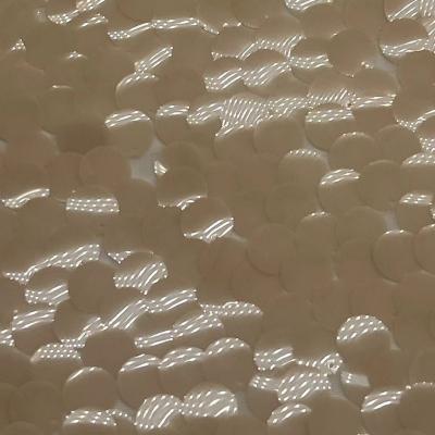 Cina 100% poliestere Big Beige Sequins Tessuto ricamato Diverse dimensioni in vendita