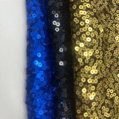 Cina Personalizzazione Color Mesh Sequins Tessuto ricamo 100% poliestere Buono per le donne Abiti da festa in vendita