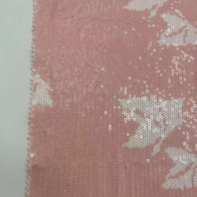 Cina Bello mesh sequins tessuto ricamato 395GSM ricamato per abiti da festa in vendita