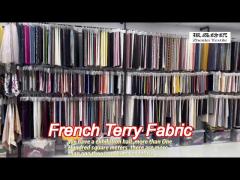 Stretch  French Terry Fabric Cotton Polyester French Terry Soft Warm Anti Pilling