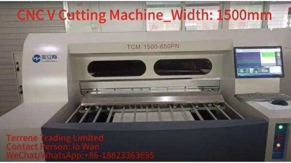Quality CNC V Cutting Machine Single Cutting1500mm for sale