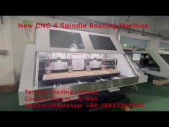 CNC 4 スピンドルルーティングマシン_XinHongYu