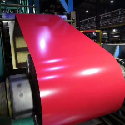 China Cor Vermelha PPGI PPGL DX51D Pre-pintado Galvanizado Ferro bobina GI folha bobina 0,12-2mm à venda