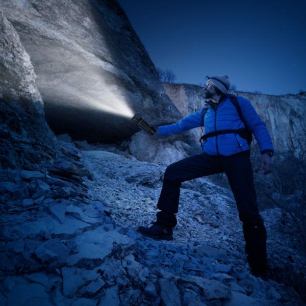 Quality Hand Holding Rechargeable Camping Lights Portable Multi Function Searchlight for sale