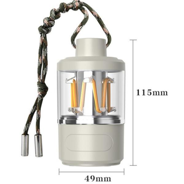 Quality 6-8 Hours Portable Retro Camping Lights 3.7v 30w Ultra Long Battery Life Outdoor for sale