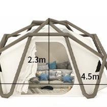 Quality Outdoor Spherical Inflatable Family Tent Folding Portable Fully Automatic for sale