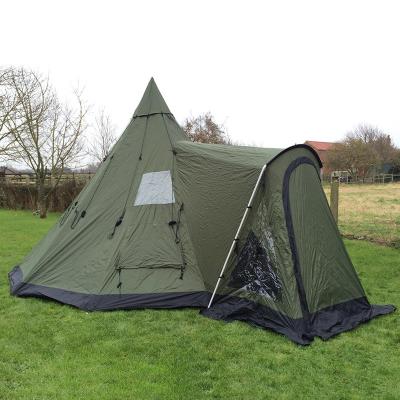 Quality Ultralight Pyramid Tent Family Tent With Vestibule Shade Beautiful Large Space for sale