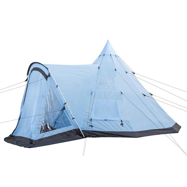 Quality Ultralight Pyramid Tent Family Tent With Vestibule Shade Beautiful Large Space for sale