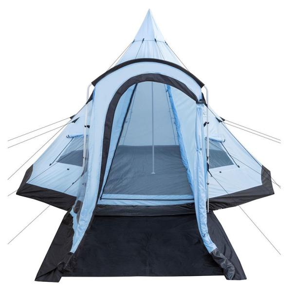 Quality Ultralight Pyramid Tent Family Tent With Vestibule Shade Beautiful Large Space for sale