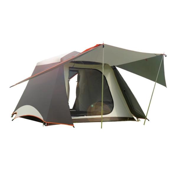 Quality Outdoor Automatic Quick Family Camping Tent Silver Coating Sunscreen 4-6 Person Tent for sale