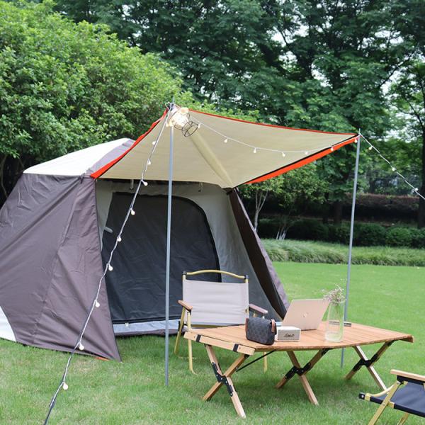 Quality Outdoor Automatic Quick Family Camping Tent Silver Coating Sunscreen 4-6 Person for sale