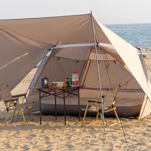 Quality 10 X 10 Ft Opening Quick Beach Tent  Fully Automatic Folding Picnic Sunscreen 4-8 Person for sale