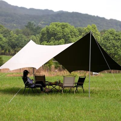 Cina Tissu di Oxford ingrossato Canopy da campeggio leggero multiuso Canopy di protezione solare impermeabile in vendita