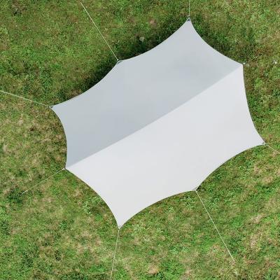 Cina Tissu di Oxford ingrossato Canopy da campeggio leggero multiuso Canopy di protezione solare impermeabile in vendita
