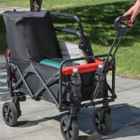 China Remote Control Electric Folding Wagon Outdoor Push Pull Cart 230L for sale