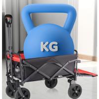 China Remote Control Electric Folding Wagon Outdoor Push Pull Cart 230L for sale
