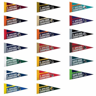 China Felt Triangle Flag Club Camping Advertising Flag Felt Cloth Flag for sale